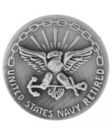 US Navy Retired 20 Years Pin | Jacksonville Historic Naval Ship Museum