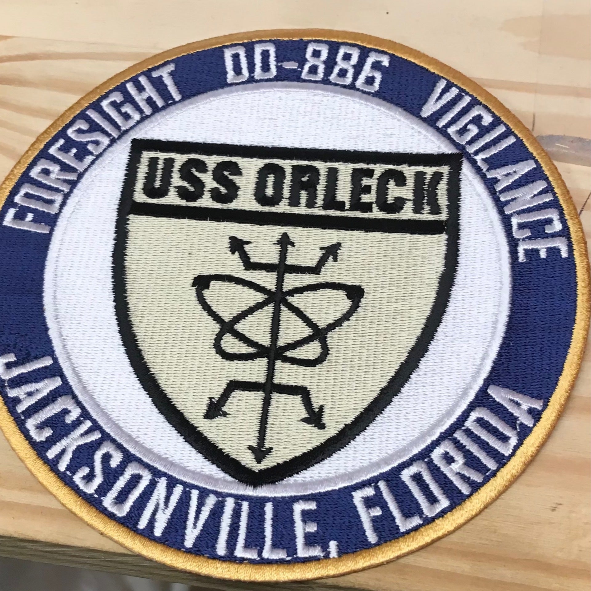 USS Orleck Patches | Jacksonville Historic Naval Ship Museum